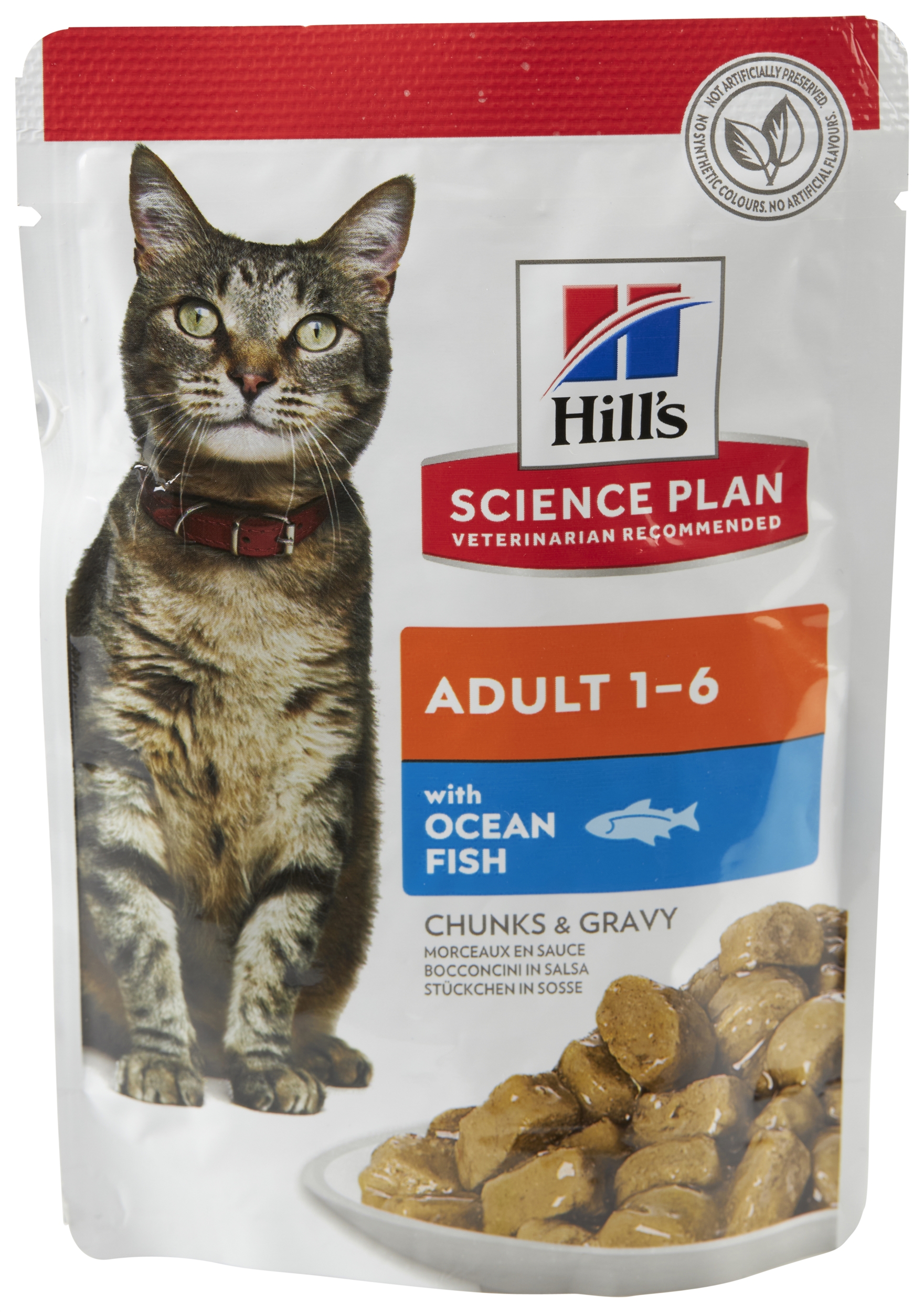 Test HILL'S SCIENCE PLAN Adult 1-6 with ocean fish - Testachats
