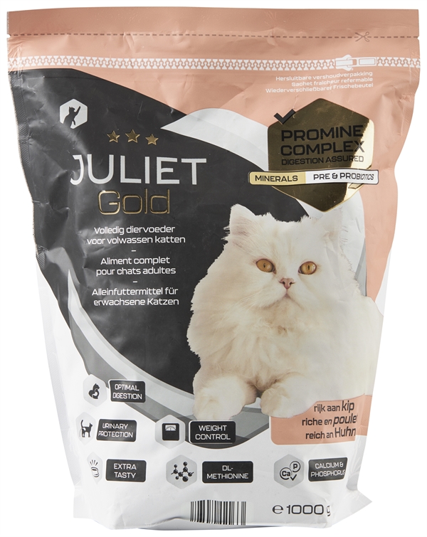 Test JULIET GOLD (ALDI) Aliment complet pour chats adultes riche en ...