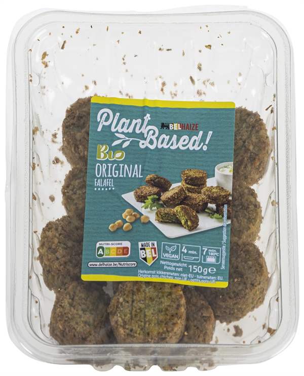 Test DELHAIZE PLANT BASED BIO ORIGINAL FALAFEL - Testachats santé