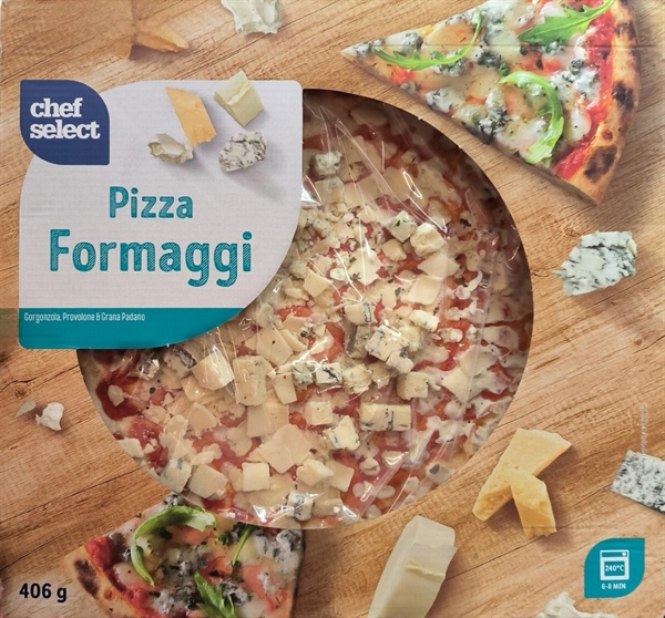 Score santé de CHEF SELECT (LIDL) PIZZA FORMAGGI - Testachats santé