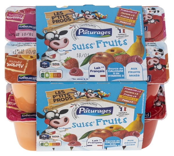 Test PÂTURAGES (INTERMARCHÉ) SUISS'FRUITS - Testachats santé