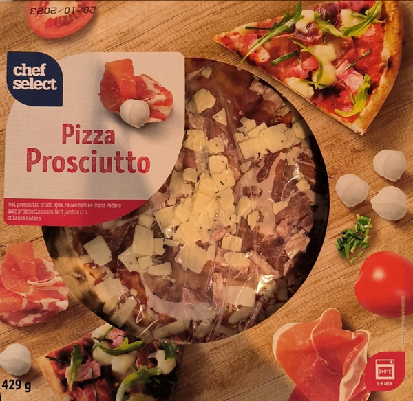 CHEF SELECT (LIDL) PIZZA PROSCIUTTO : test complet, prix et avis de nos ...